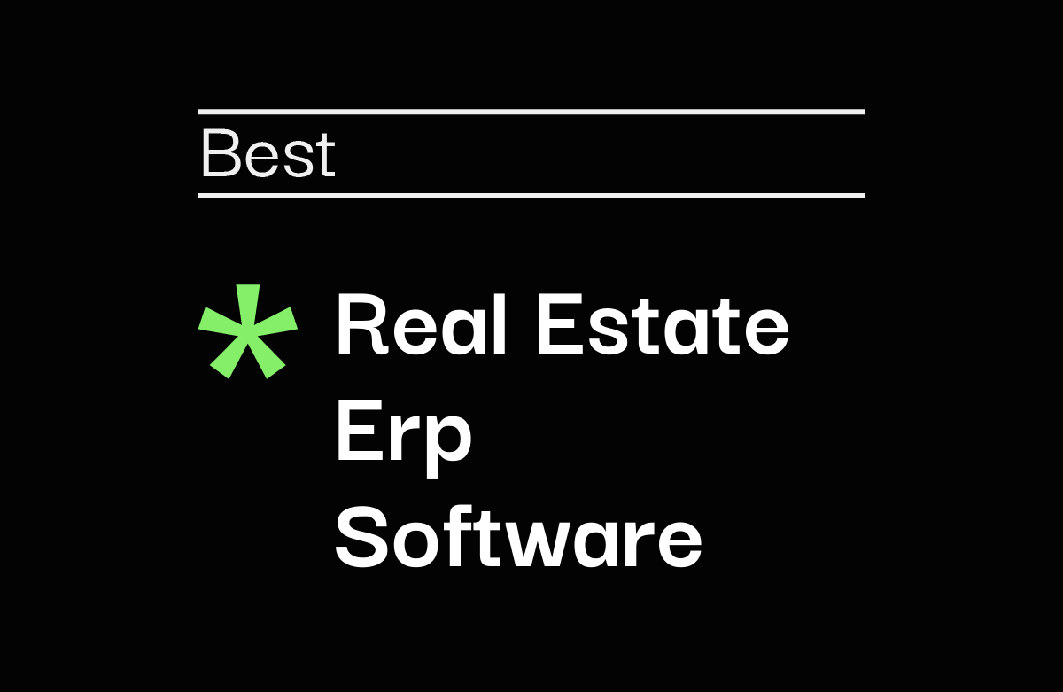 18 Best Real Estate ERP Software Reviewed in 2026