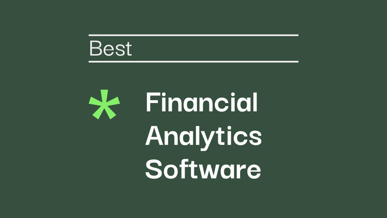 5 Best Financial Analytics Software Reviewed in 2026