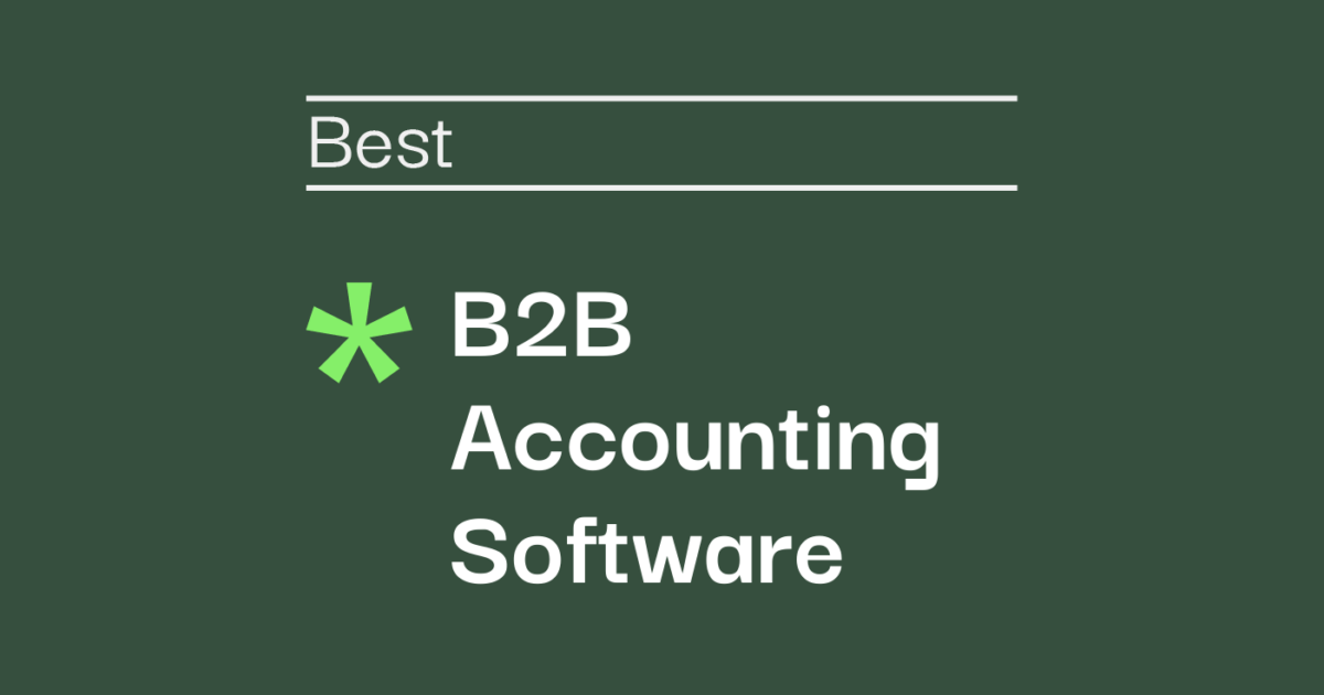 20 Best B2B Accounting Software Reviewed in 2026