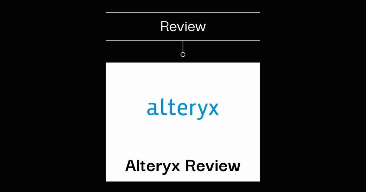 Alteryx Review: Pros, Cons, Features, and Pricing