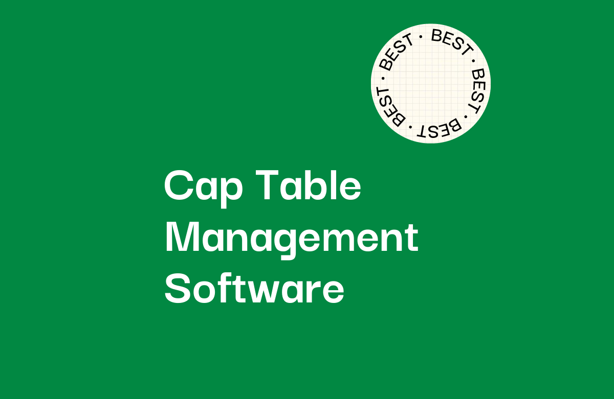 14 Best Cap Table Management Software Reviewed in 2026